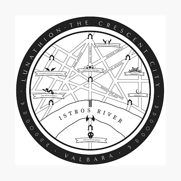 "Crescent City Minimal Map" Photographic Print for Sale by ebalhoff ...