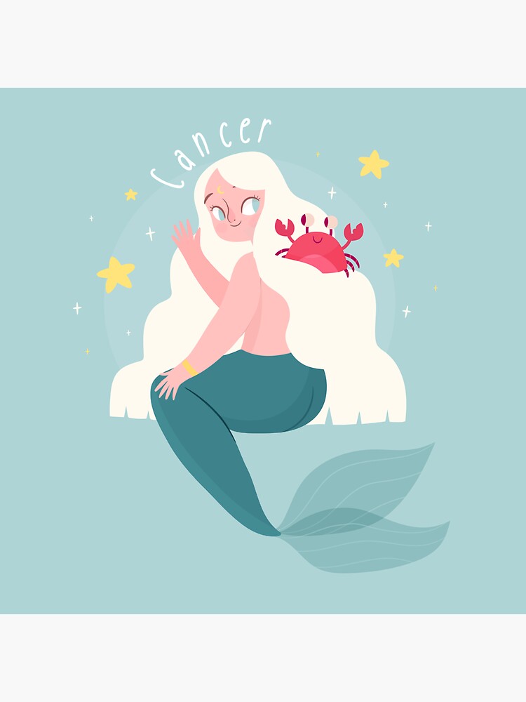 "Cancer - Cute Zodiac signs" Sticker for Sale by runowl | Redbubble