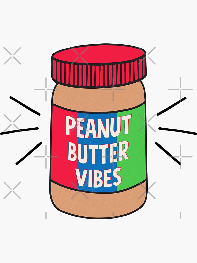 "Peanut Butter" Sticker for Sale by thearkestry | Redbubble