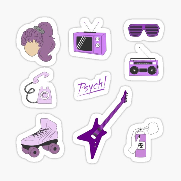 "Purple Sticker Pack" Sticker for Sale by caseyyyyy | Redbubble