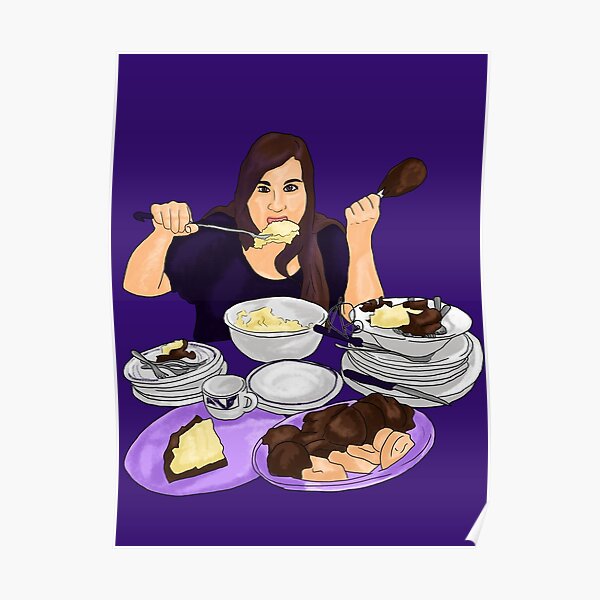 "Violet Gluttony" Poster by TennyRoom | Redbubble