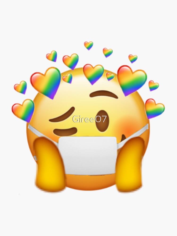 "Emoji with mask" Sticker by Giree07 | Redbubble