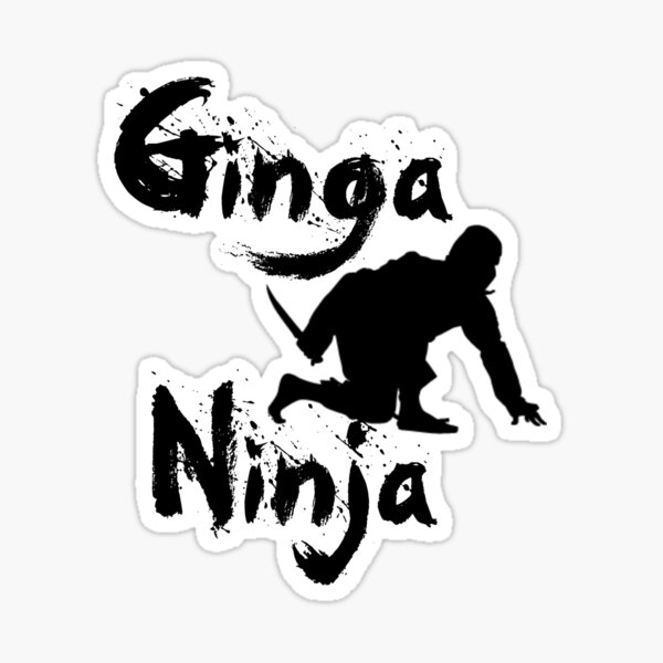 Ginger Ninja Stickers | Redbubble