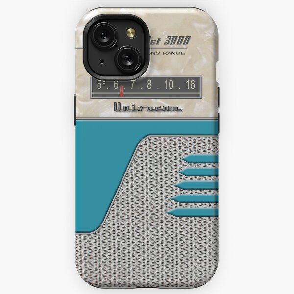 "Transistor Radio - 50's Jet Aquamarine" iPhone Case for Sale by ...