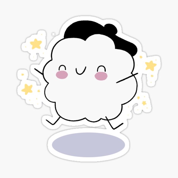 "Happy Floff" Sticker for Sale by anottercupoftea | Redbubble