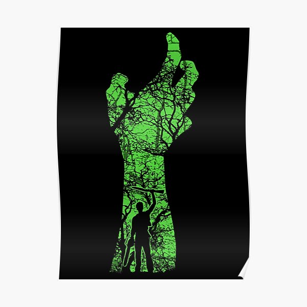"EVIL DEAD - HAND'S UP" Poster by Charlie-Cat | Redbubble