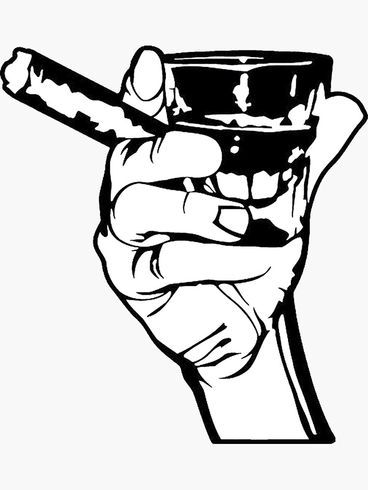 "Cigar" Sticker for Sale by matt329 | Redbubble