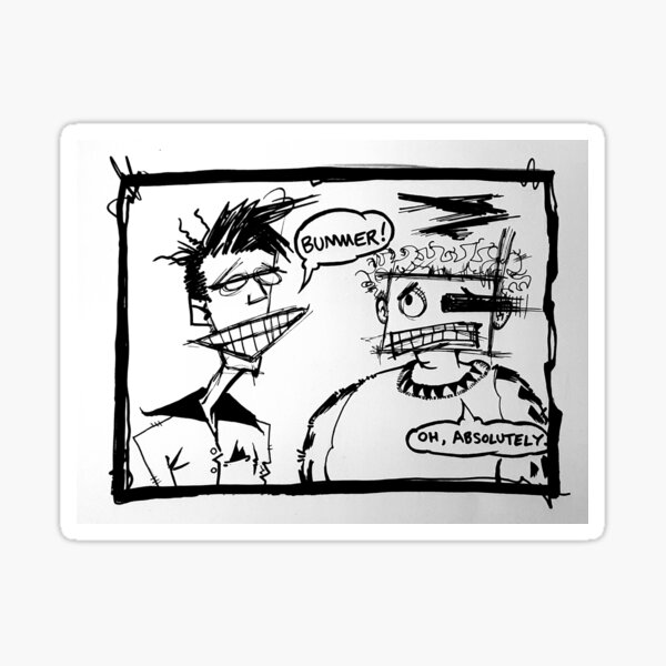 "AH WELL " Sticker for Sale by KevinPickles | Redbubble