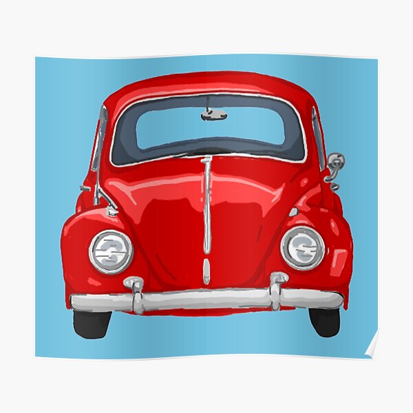Volkswagen Beetle Posters | Redbubble