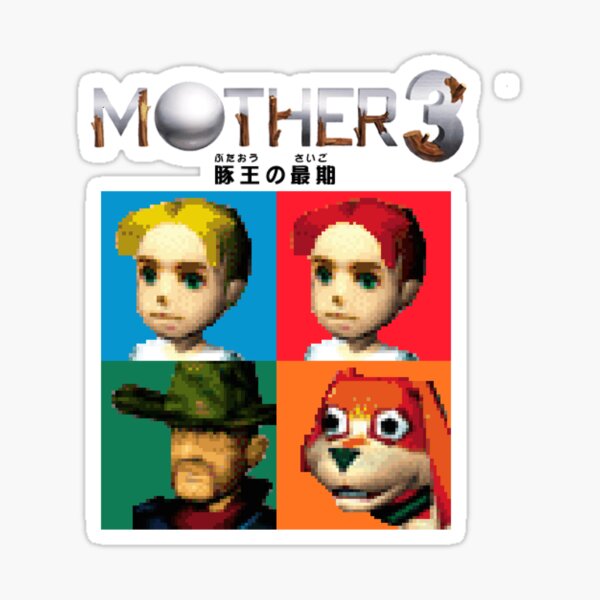 "MOTHER 3 / EarthBound 64 Tiles (MOTHER 3 Logo)" Sticker for Sale by ...