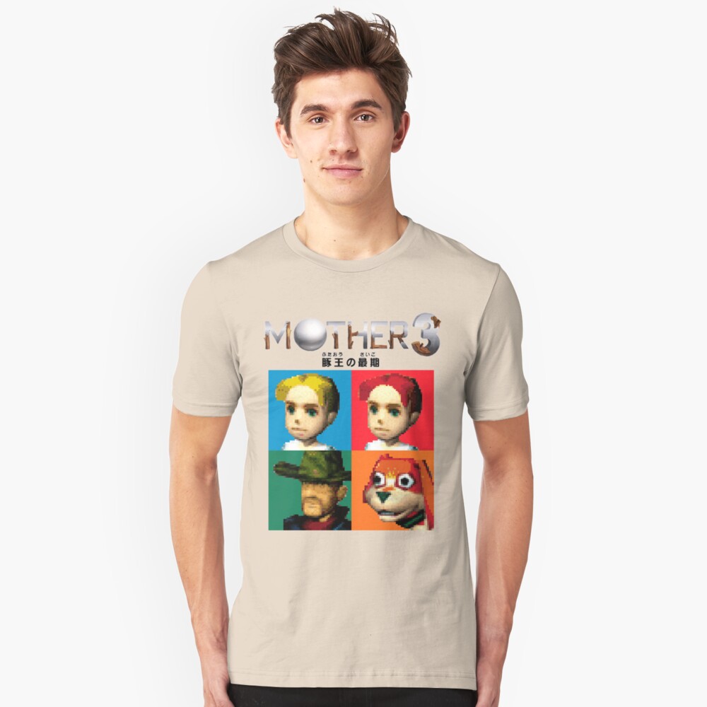 "MOTHER 3 / EarthBound 64 Tiles (MOTHER 3 Logo)" T-shirt by ...
