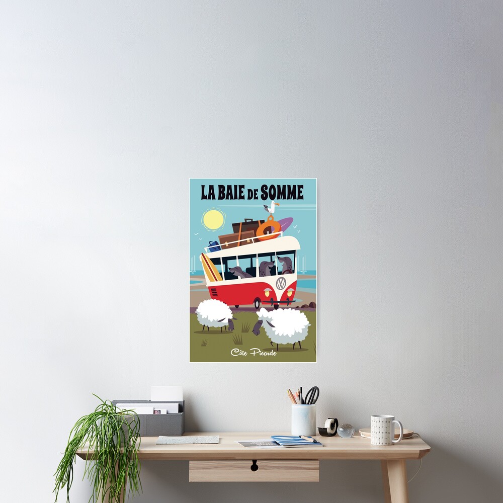 "La Baie de Somme poster" Poster for Sale by GAGodel | Redbubble