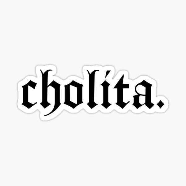 "Chola" Sticker for Sale by bananamilkshake | Redbubble