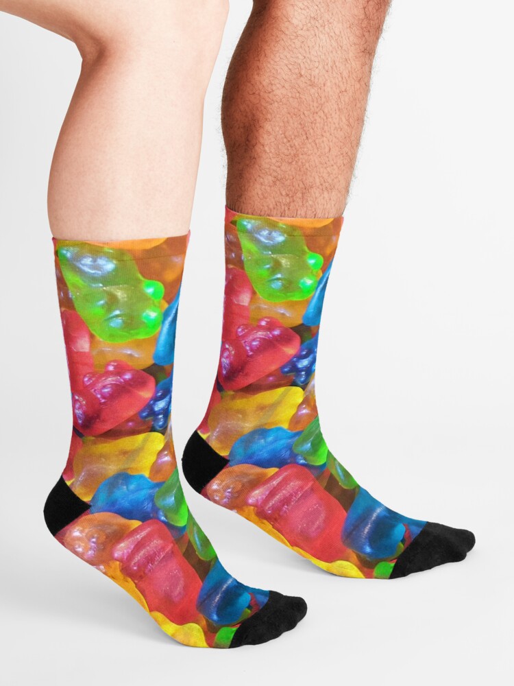 "Gummy Bear's Pattern" Socks by NBalboni87 | Redbubble