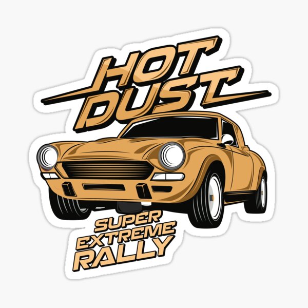 "Extreme Rally Car" Sticker for Sale by renju1902 | Redbubble