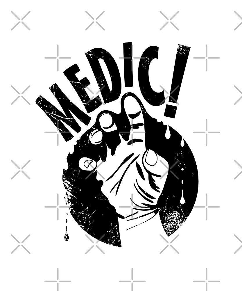 "Medic! Outreached Hand" by Xmatlow | Redbubble