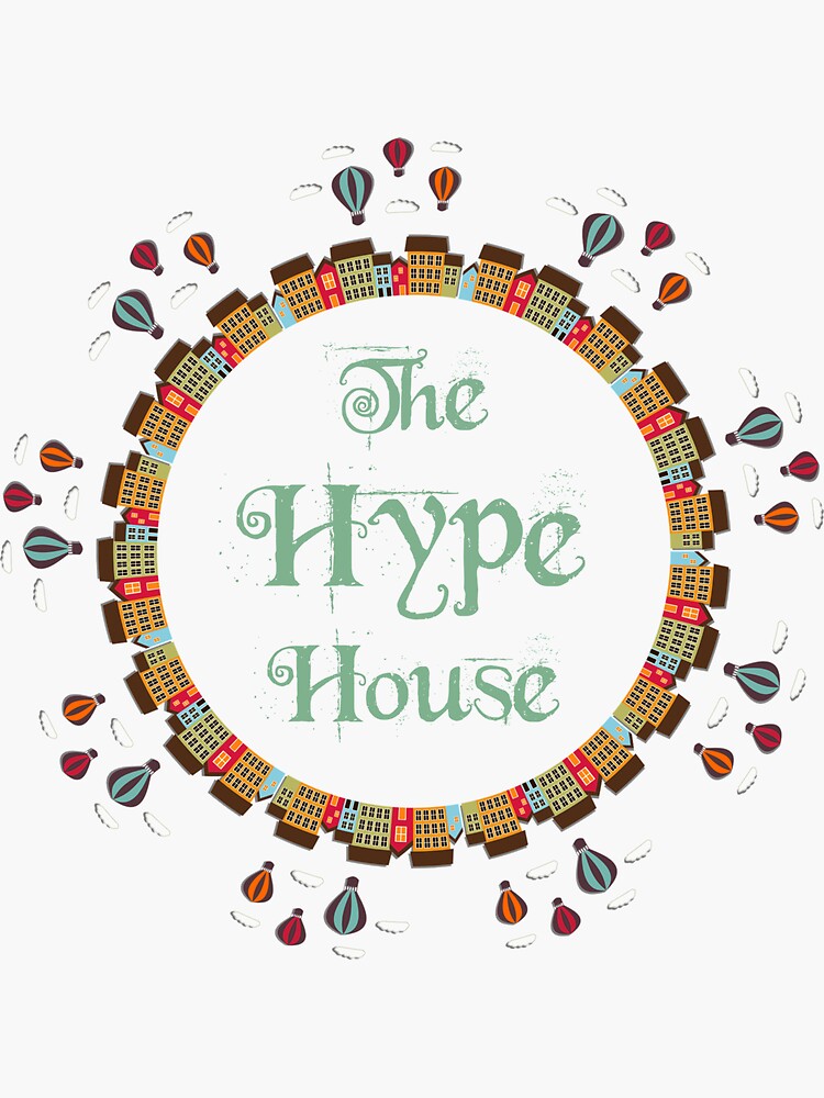 "Hype house" Sticker by AP-Style-Loft | Redbubble