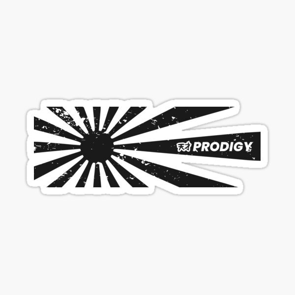 "Prodigy Japan Sticker - Black" Sticker for Sale by ProdigyJPN | Redbubble