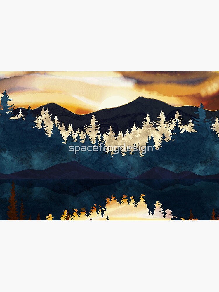 "Fall Sunset" Hardcover Journal for Sale by spacefrogdesign | Redbubble