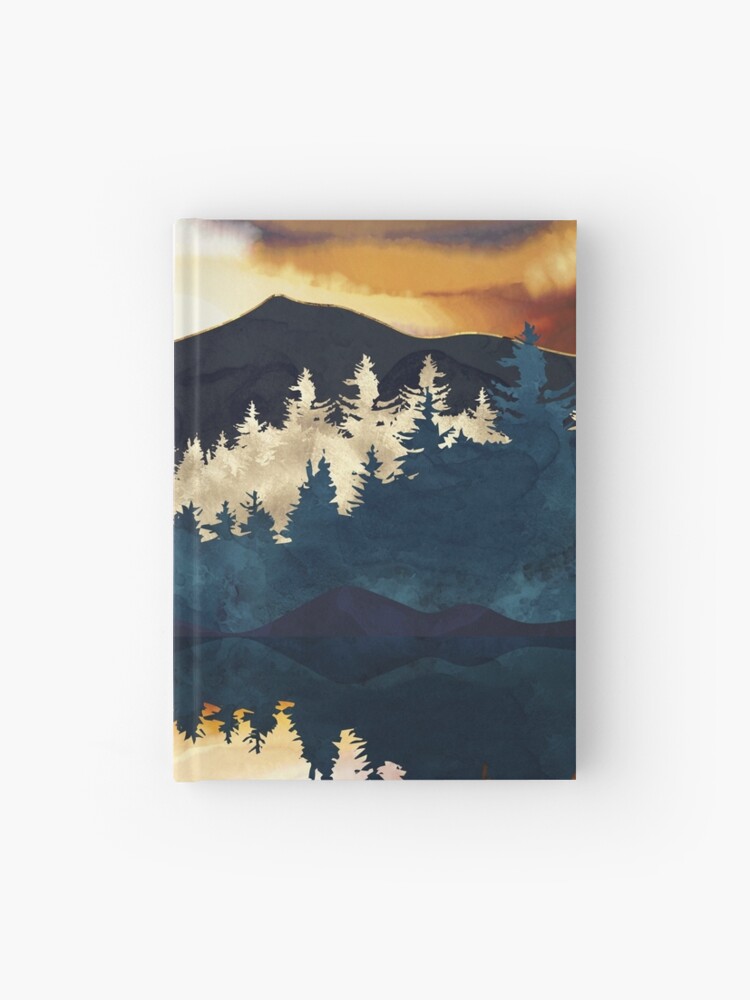 "Fall Sunset" Hardcover Journal for Sale by spacefrogdesign | Redbubble