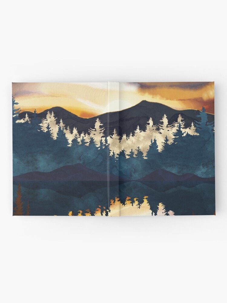 "Fall Sunset" Hardcover Journal for Sale by spacefrogdesign | Redbubble