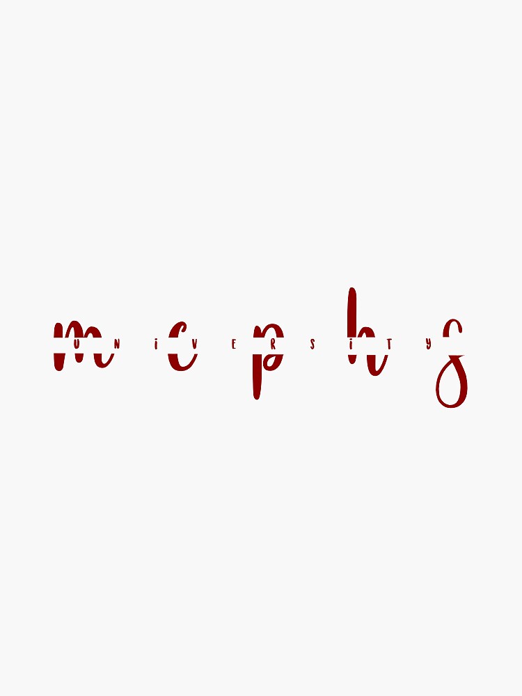 "MCPHS" Sticker for Sale by khananian | Redbubble