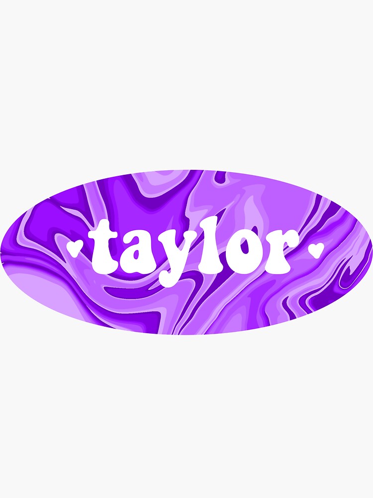 ""Taylor" sticker" Sticker for Sale by victoriad3 | Redbubble