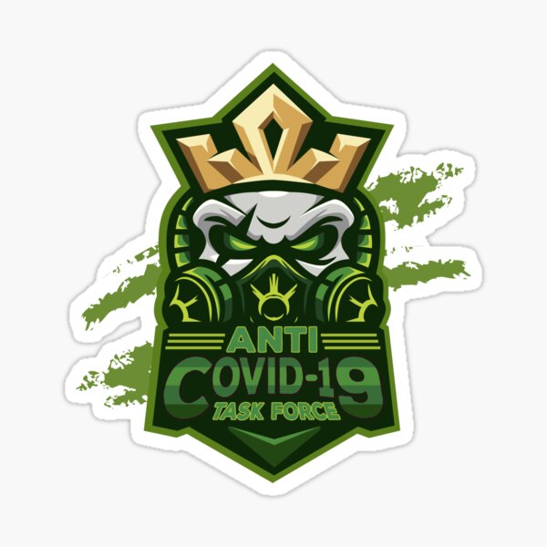 "Covid-19 Task Force" Sticker by miguelrujano | Redbubble