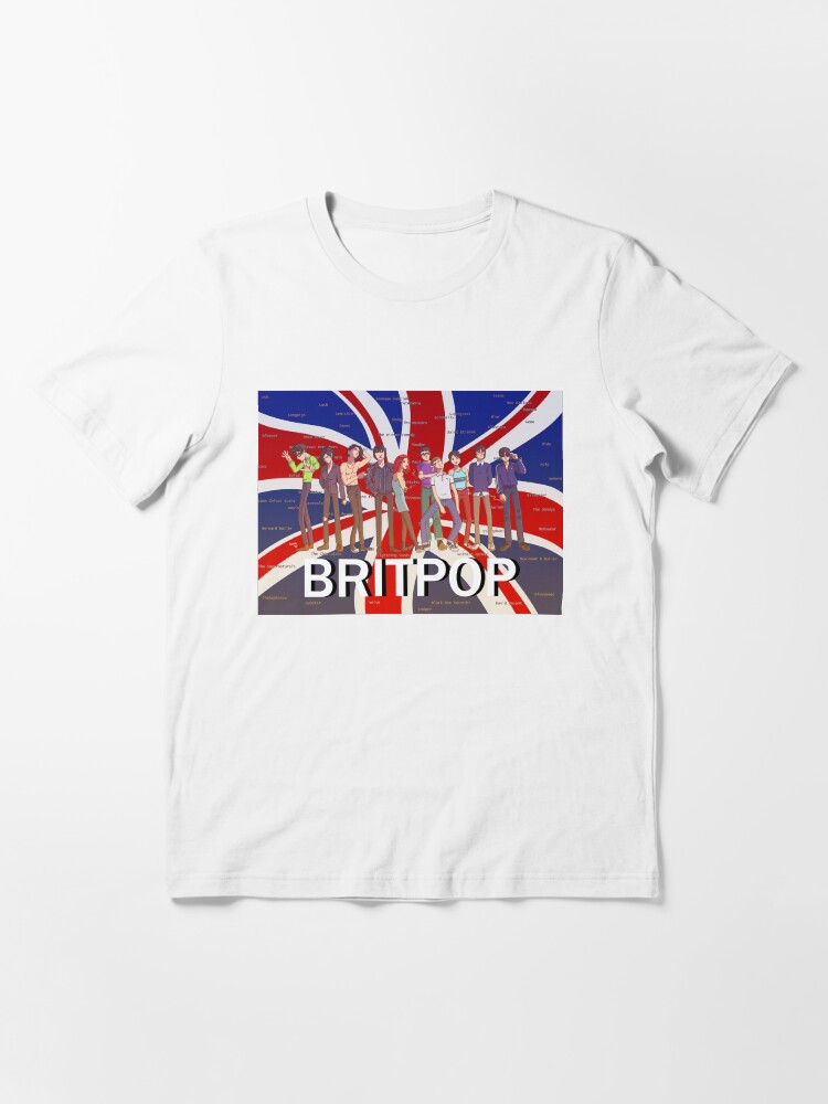 "Britpop: The Animated Series" Essential T-Shirt for Sale by Nosek1ng ...