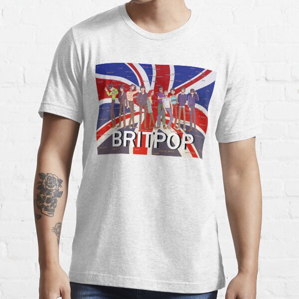 "Britpop: The Animated Series" Essential T-Shirt for Sale by Nosek1ng ...