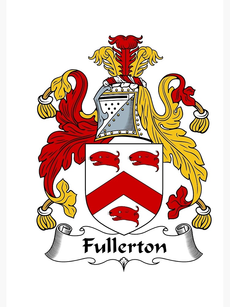 "Fullerton Coat of Arms / Fullerton Family Crest" Spiral Notebook for ...