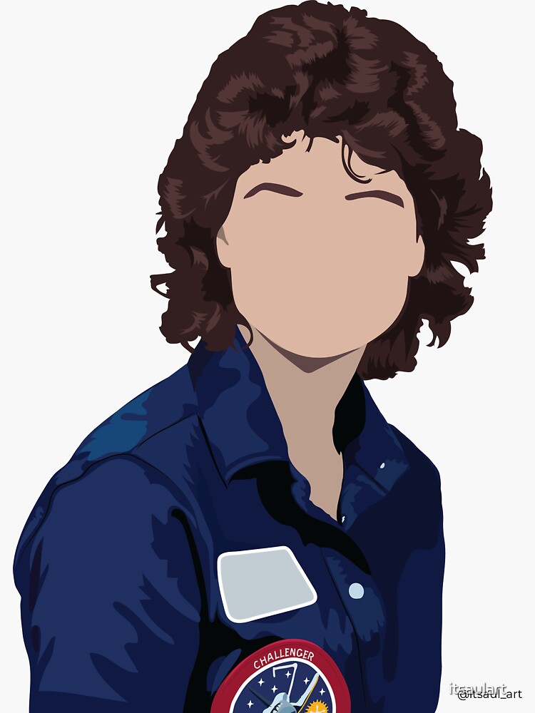 "Sally Ride" Sticker for Sale by itsaulart | Redbubble