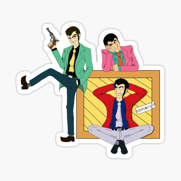 "Lupin" Sticker for Sale by VitoVolonnino | Redbubble