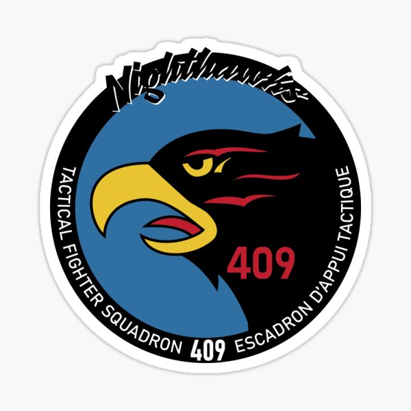 "409 Squadron RCAF Nighthawks round" Sticker for Sale by Ralroost ...