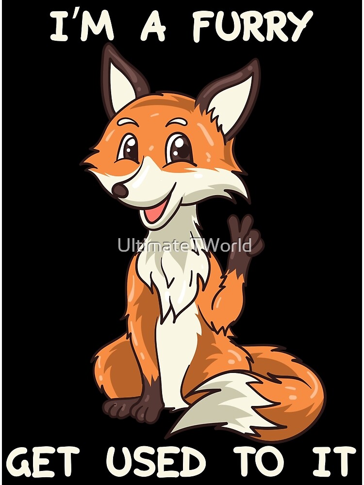 "Furry Fandom Fox Fursuit Festival Gift" Poster by UltimateTWorld ...