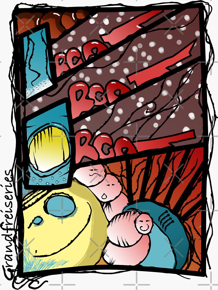 " sharp teeth" Sticker by emm-j | Redbubble