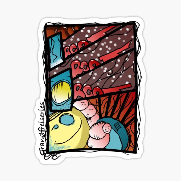 " sharp teeth" Sticker by emm-j | Redbubble