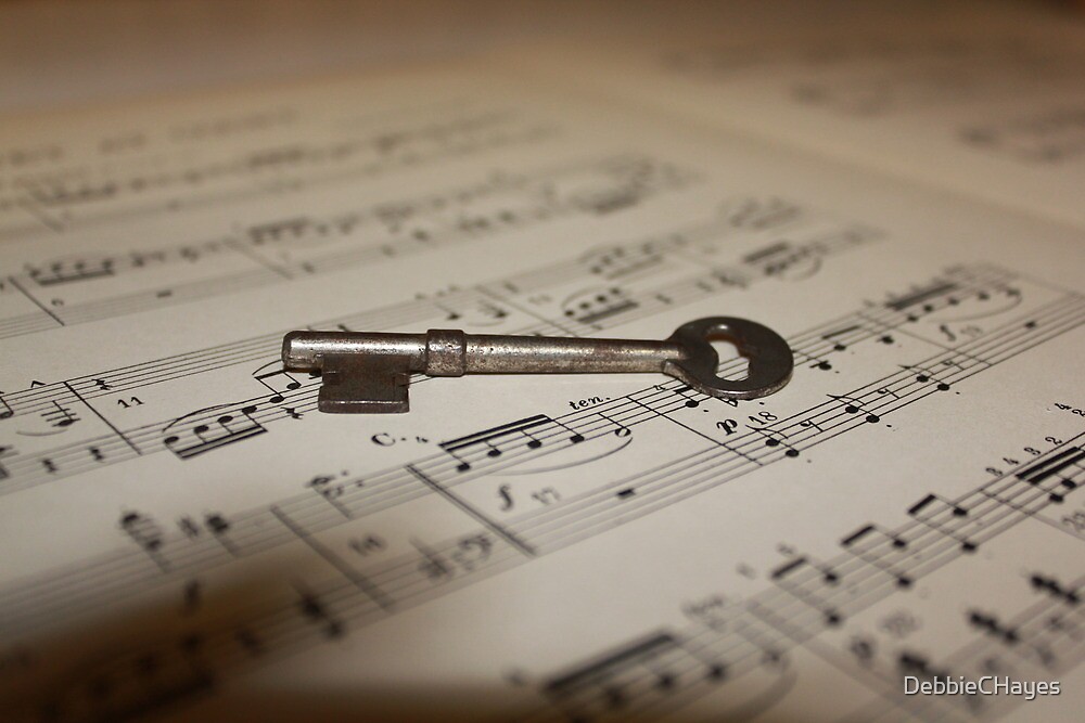" Music is the Key " by DebbieCHayes | Redbubble