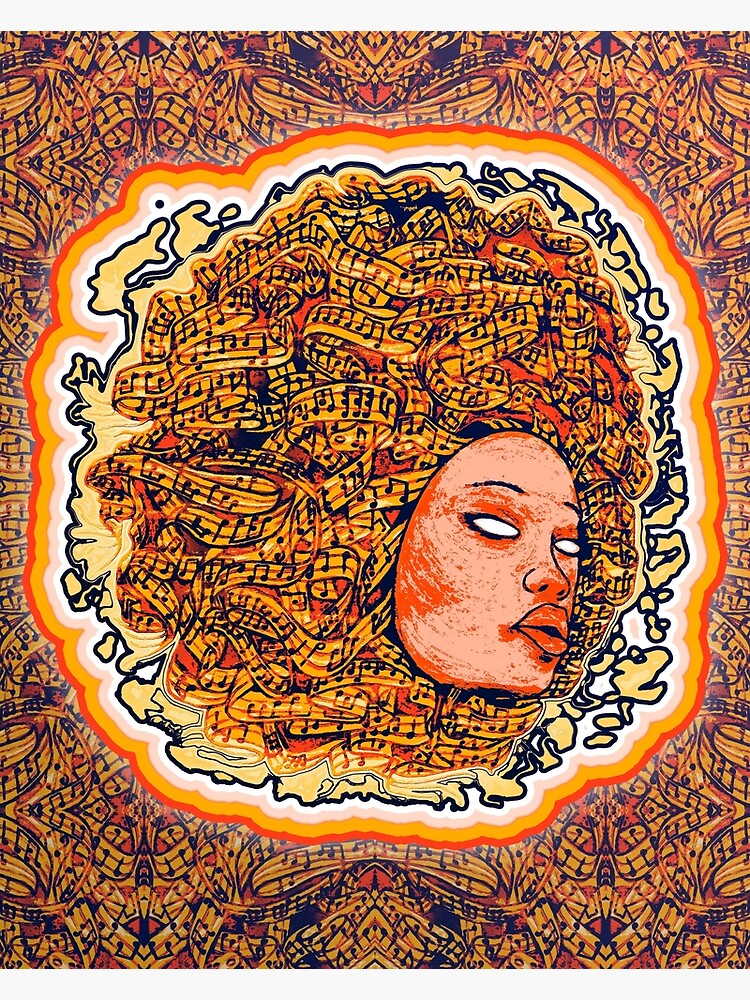 "Music Goddess" Poster by dustygoods | Redbubble