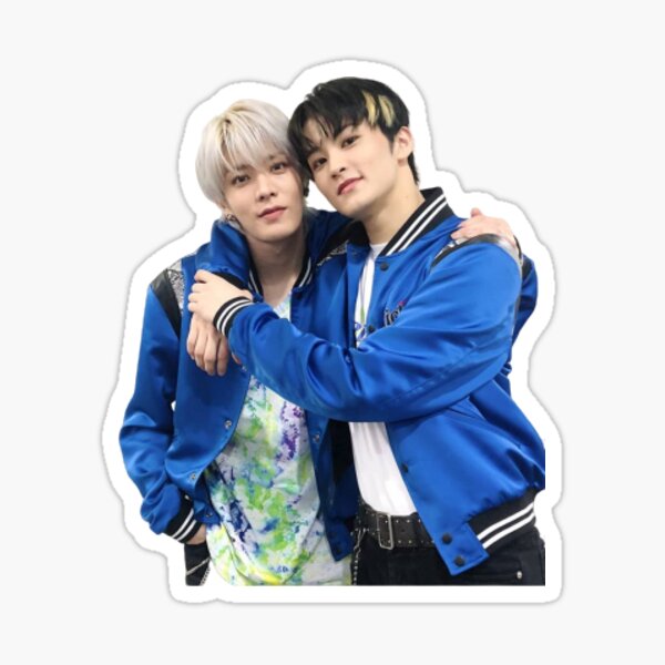 "NCT Mark and yuta " Sticker for Sale by wwjkhsk | Redbubble
