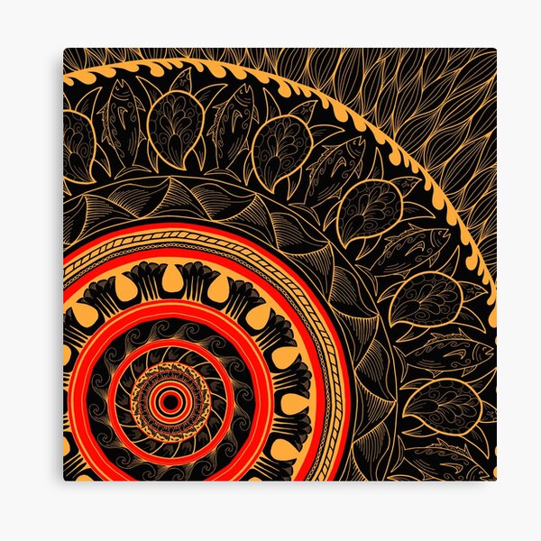 "Maldivian Lacquer " Canvas Print for Sale by nasifh | Redbubble