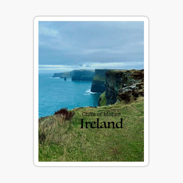 "Cliffs of Moher" Sticker by thompsoh | Redbubble