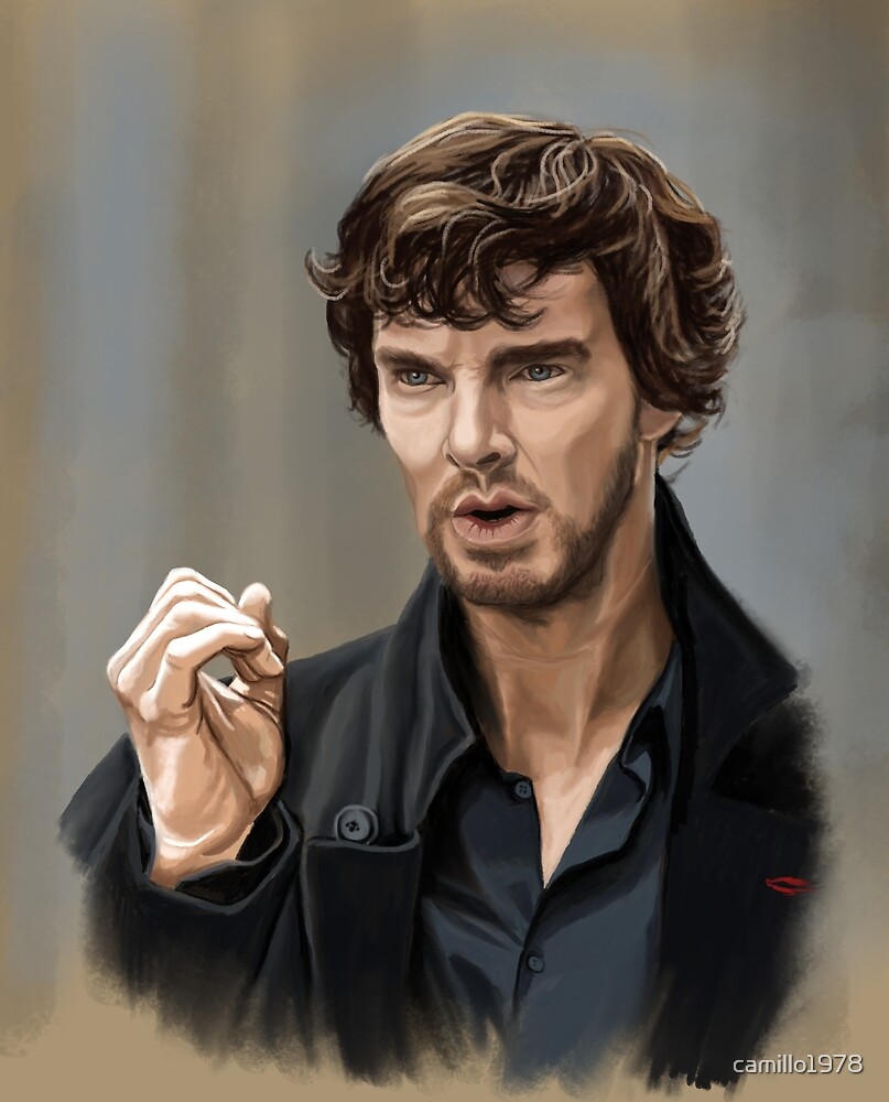 "Sherlock with beard" by camillo1978 | Redbubble