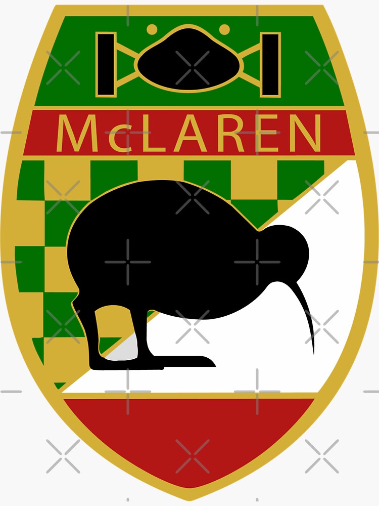 "McLaren Racing" Sticker for Sale by royalfixxx | Redbubble