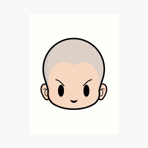 "Determined Cartoon boy's face" Art Print for Sale by fjverdesoto ...