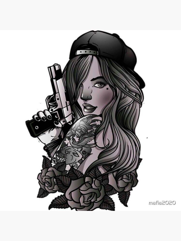 "mafia woman" Art Board Print for Sale by mafia2020 | Redbubble