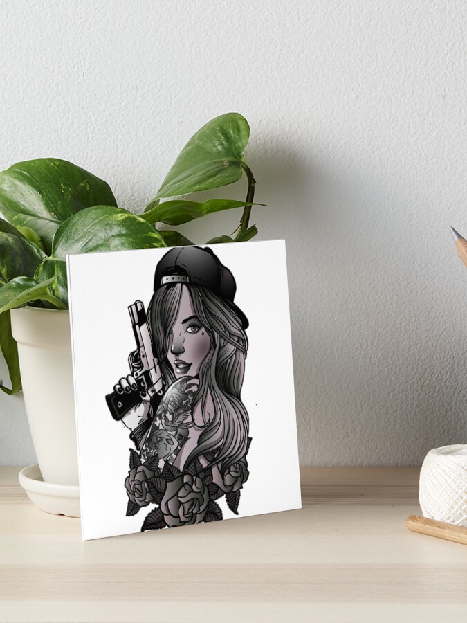 "mafia woman" Art Board Print for Sale by mafia2020 | Redbubble