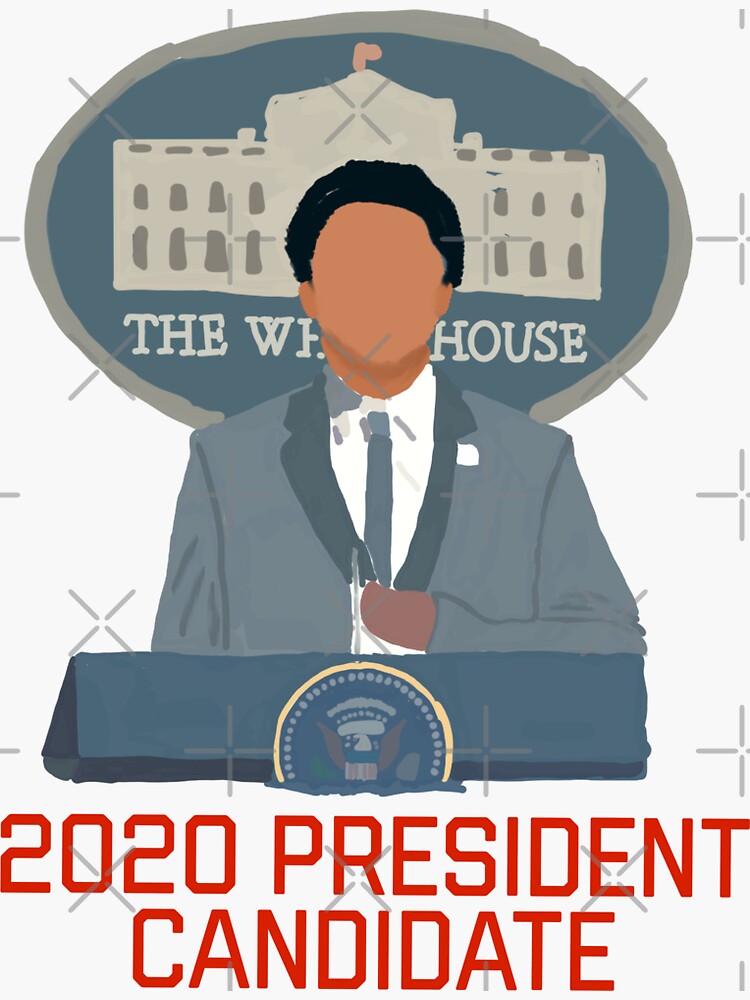 "I'm a 2020 President Candidate Roddy Ricch" Sticker for Sale by tbows ...