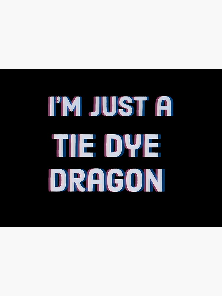 "Tie Dye Dragon Trippy Sticker" Sticker by KingdomSmelly | Redbubble