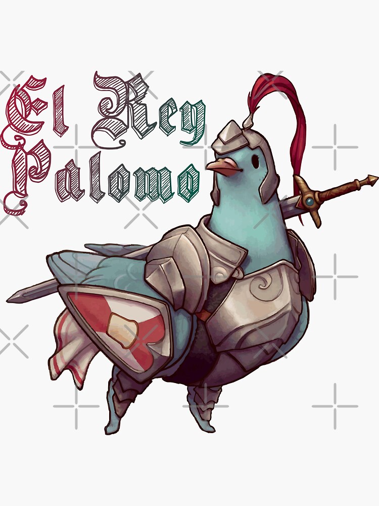 Pegatina «El Rey Palomo» de FotoLibreStudio | Redbubble